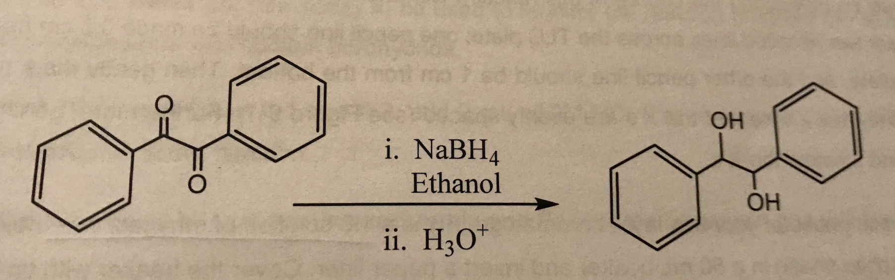 Solved when performing this reaction (reagent: benzil, | Chegg.com