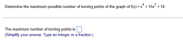 Solved Determine the maximum possible number of turning | Chegg.com