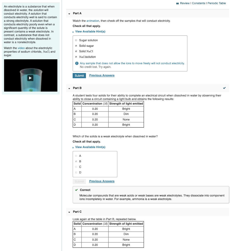 Solved A Review | Constants Periodic Table You may want to | Chegg.com