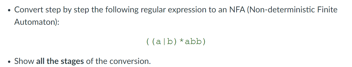 Solved - Convert step by step the following regular | Chegg.com