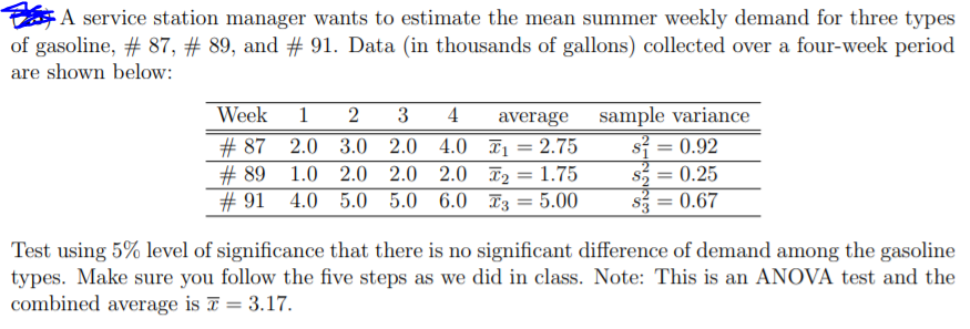 Solved A service station manager wants to estimate the mean | Chegg.com