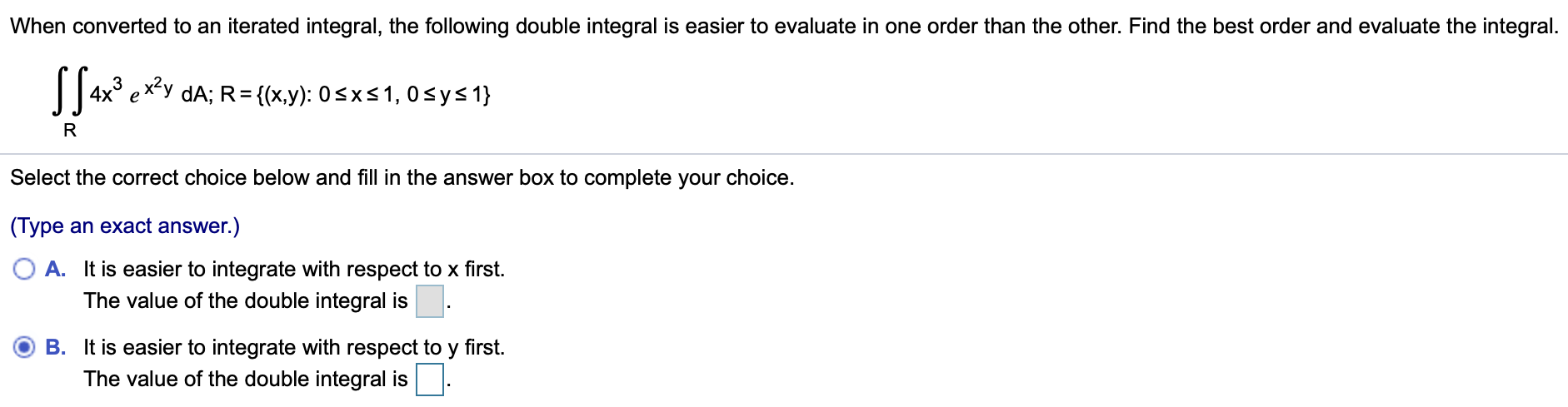 Solved When converted to an iterated integral, the following | Chegg.com Solved When converted to an iterated integral, the following | Chegg.com