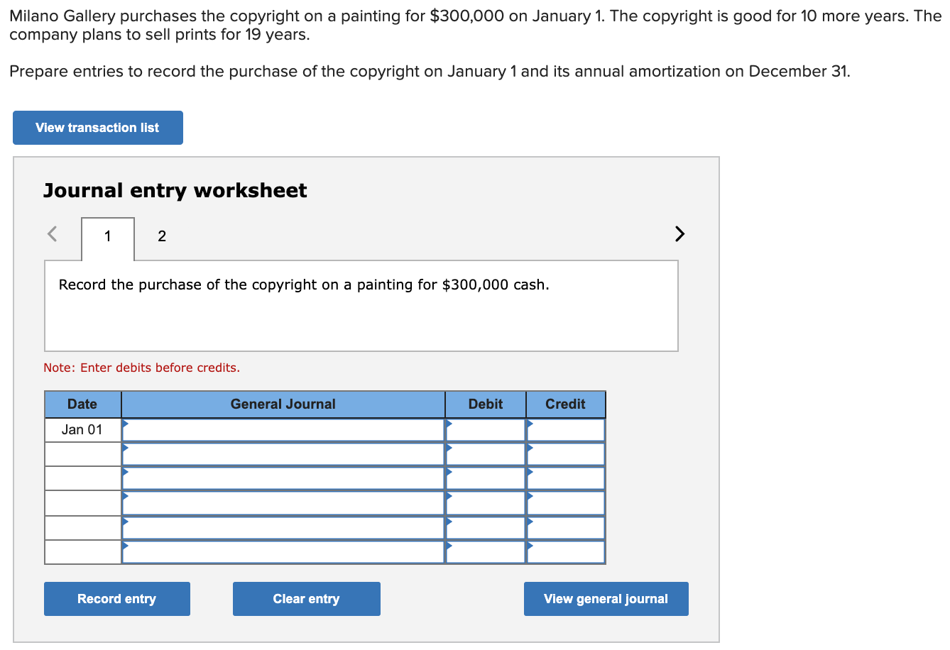 Solved Milano Gallery purchases the copyright on a painting | Chegg.com
