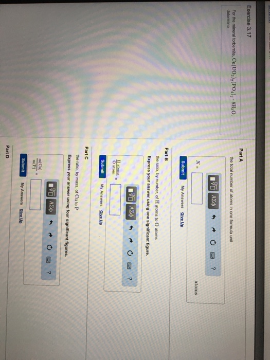 Solved For the mineral torbernite, Cu(UO2)2(PO) 8H,O m(Cu) | Chegg.com