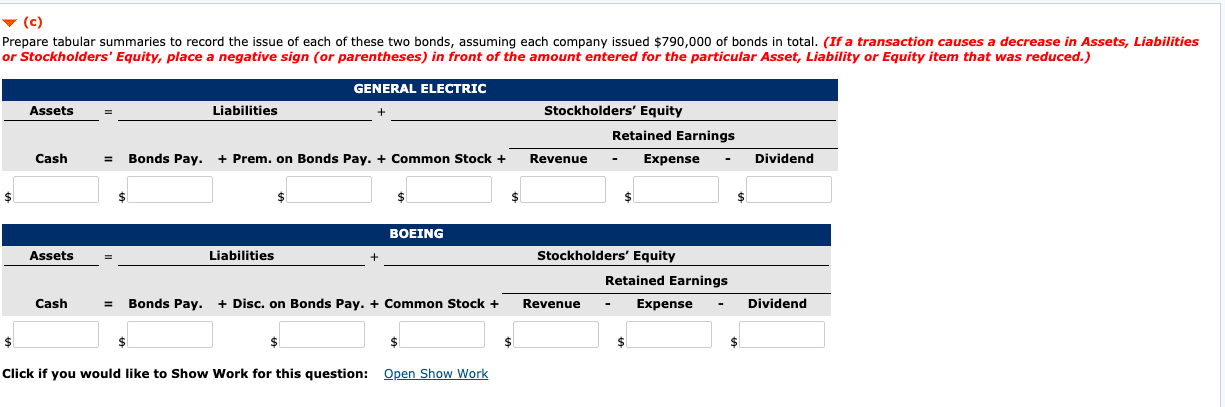 Solved Exercise 8-10 (Part Level Submission) Assume that the | Chegg.com