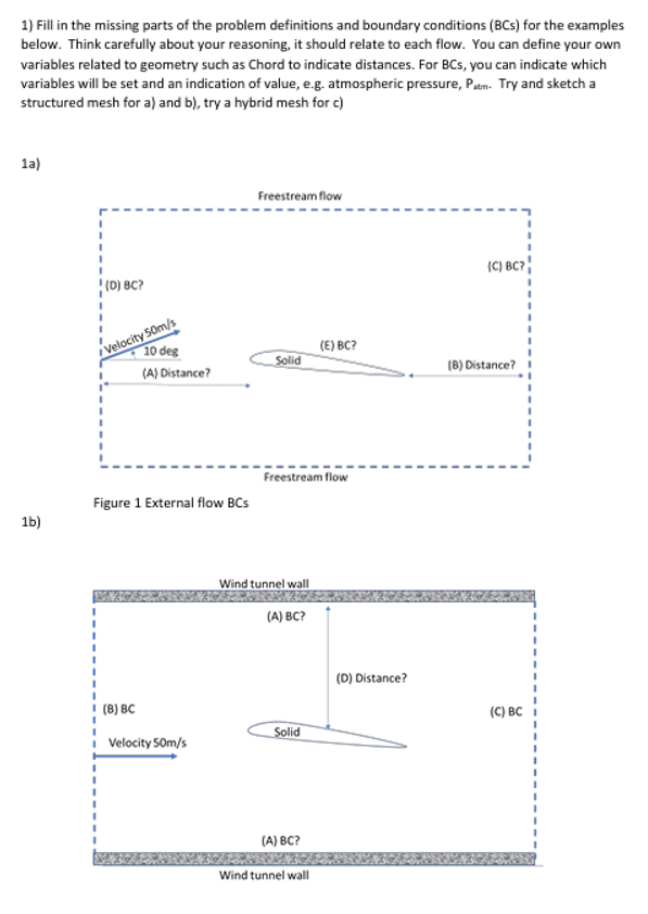 Solved 1) ﻿Fill in the missing parts of the problem | Chegg.com