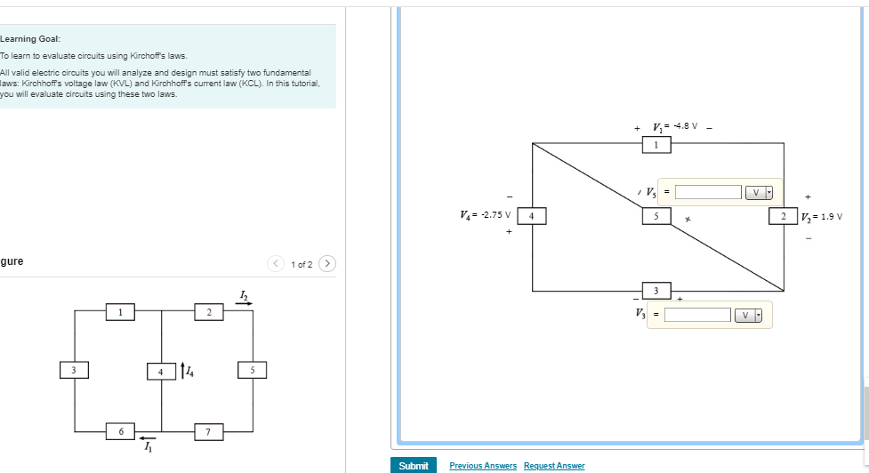 Solved Learning Goal: To learn to evaluate circuits using | Chegg.com