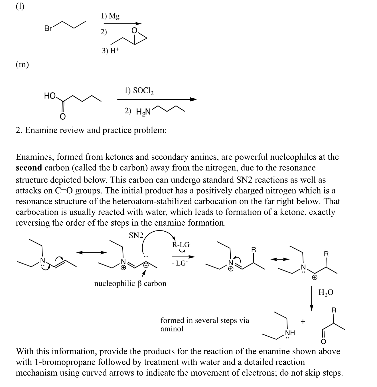 Various Mechanisms: Addition to C=C Bonds and | Chegg.com