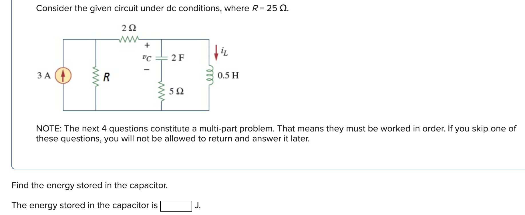 Solved Consider the given circuit under dc conditions, where | Chegg.com