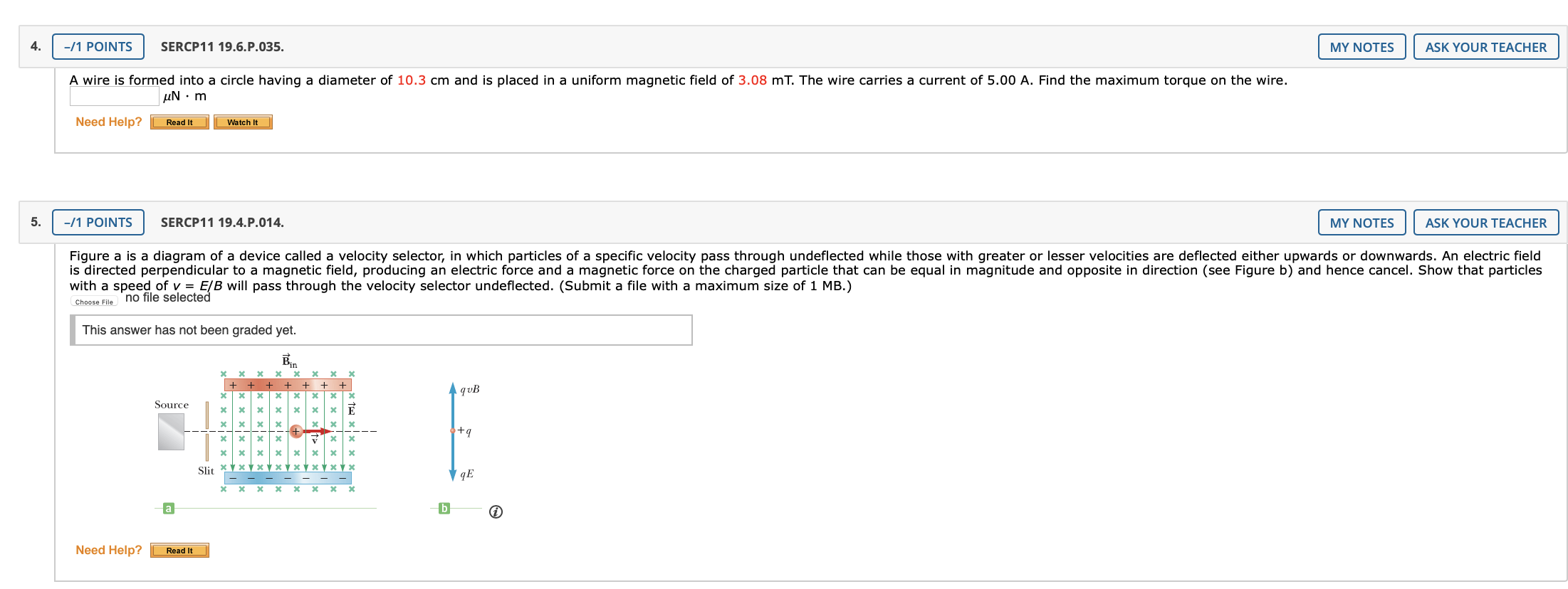 Solved 4 1 Points Sercp11 19 6 P 035 My Notes Ask Your