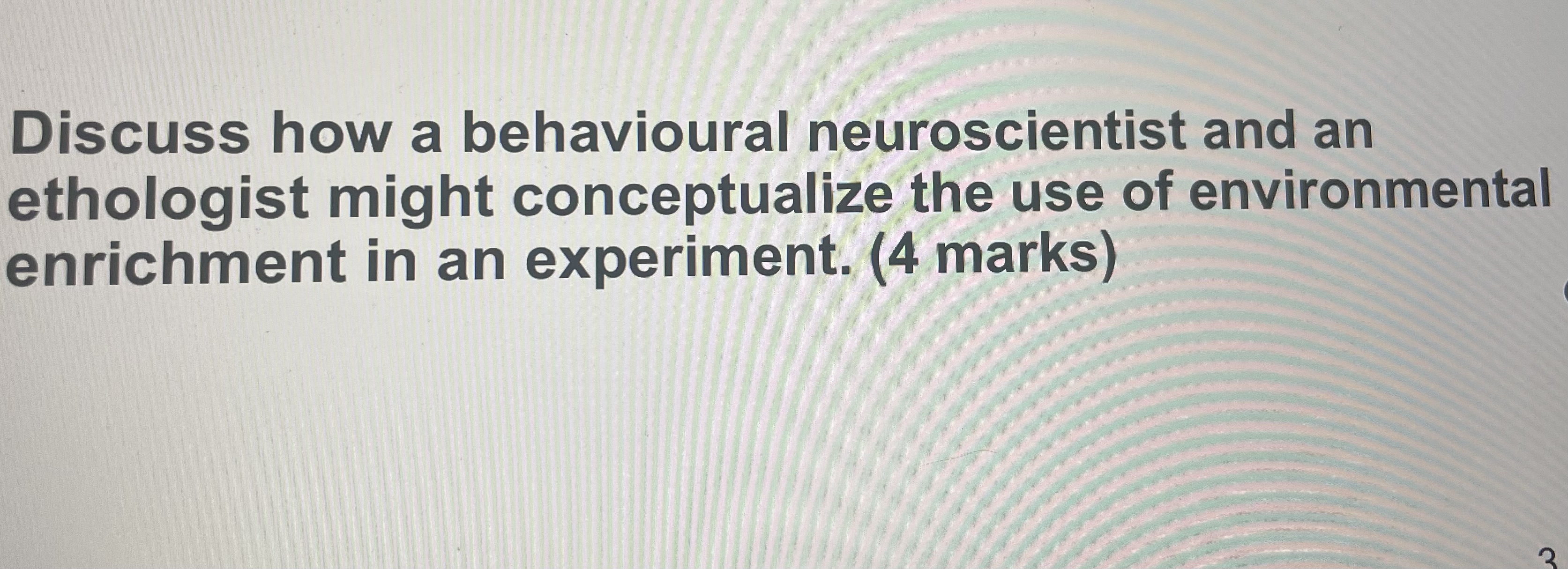 Solved Discuss how a behavioural neuroscientist and | Chegg.com