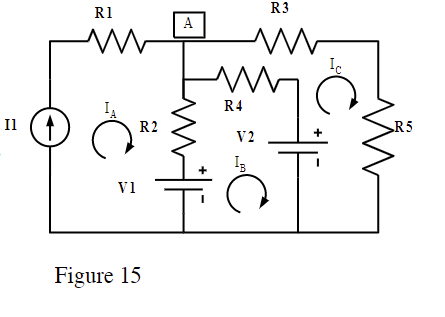 Solved 15. Write the node voltage and mesh current equations | Chegg.com