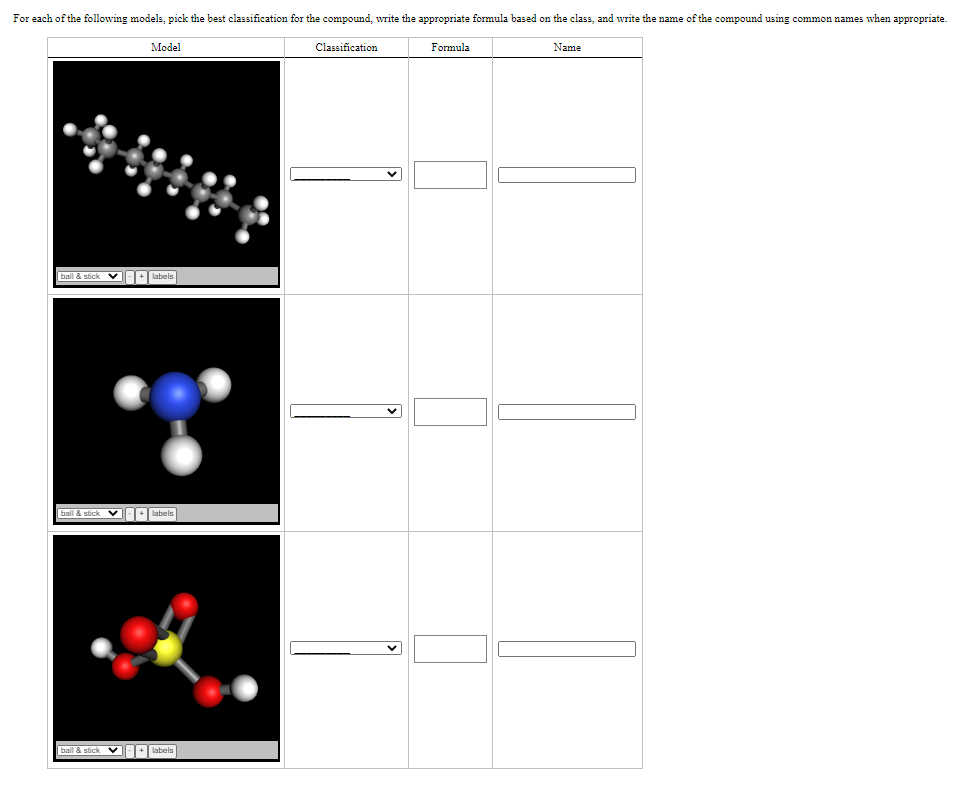 Solved Classifications hydrocarbon binary nonmetallic | Chegg.com