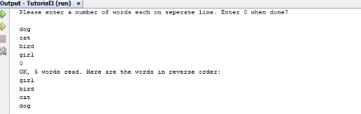 Solved • Write a method Reverse() that reads strings one at | Chegg.com