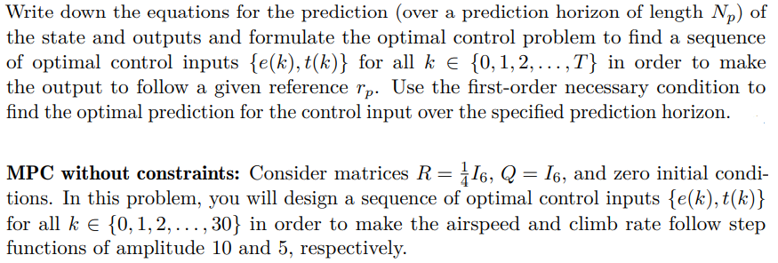 Model Predictive Control (MPC) The command outputs | Chegg.com