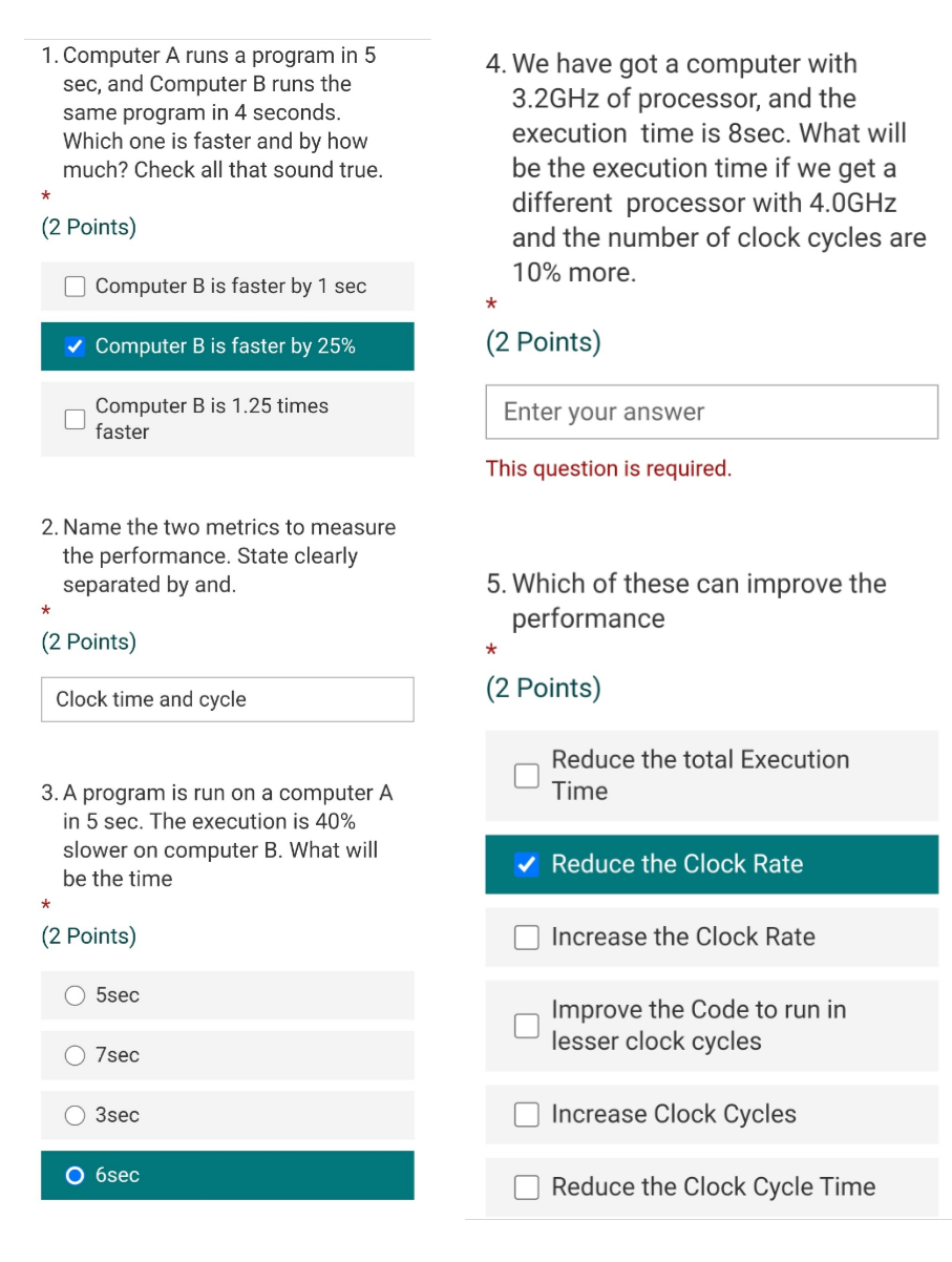 Solved 1. Computer A runs a program in 5 sec, and Computer B | Chegg.com