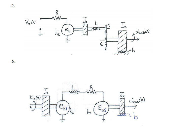 Solved Model the following dynamic systems in state variable | Chegg.com