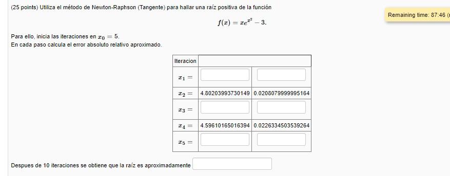 Solved Use the Newton-Raphson (Tangent) method to find a | Chegg.com