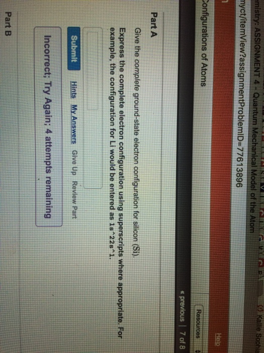 Solved Give the complete ground-state electron configuration | Chegg.com