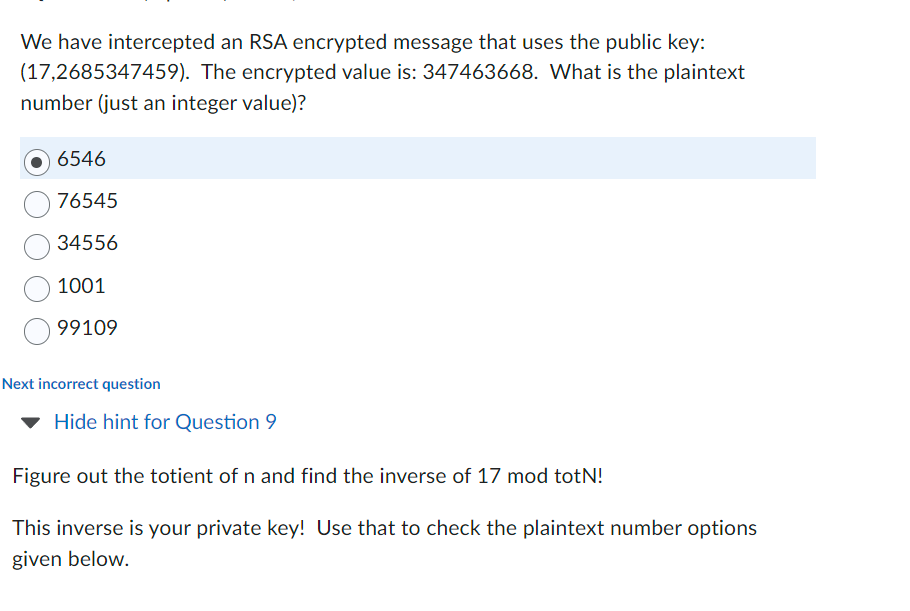 Solved You intercepted an encrypted message: DLKJD. It is a | Chegg.com