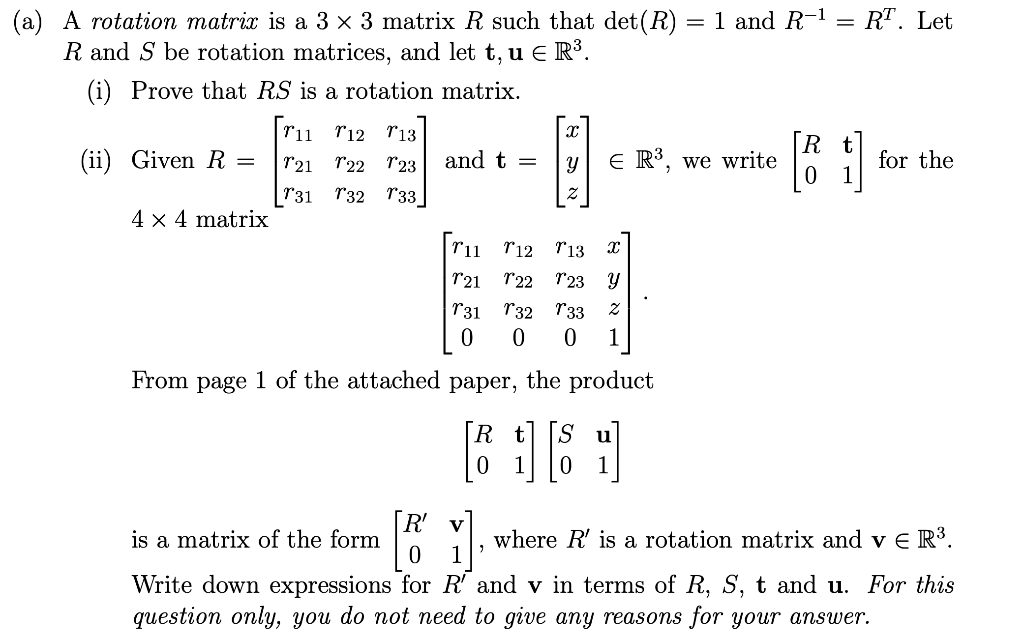 Solved Solving the Robot-World/Hand- Eye Calibration Problem | Chegg.com