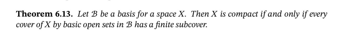 Solved Theorem 6.13. Let B be a basis for a space X. Then X | Chegg.com