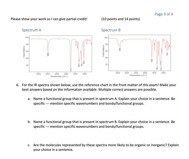 Solved Please show your work so I can give partial credit! | Chegg.com