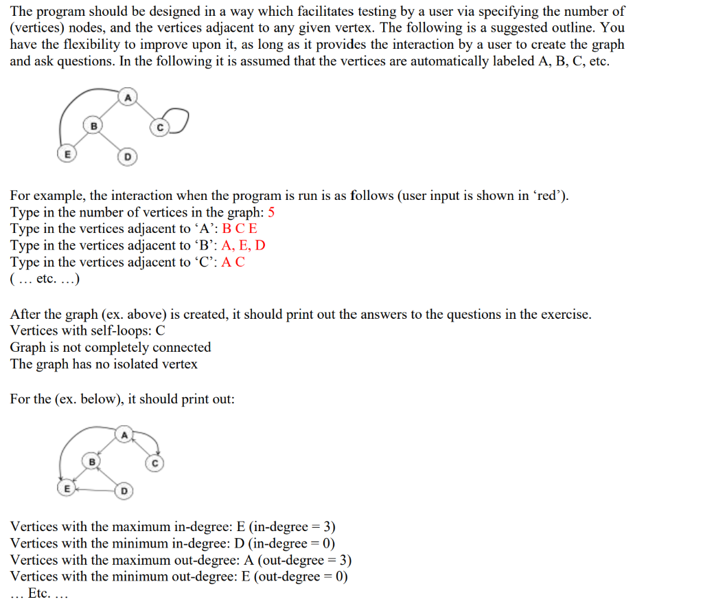 Solved 1[25 Points] Adjacency List Given the Adjacency List | Chegg.com