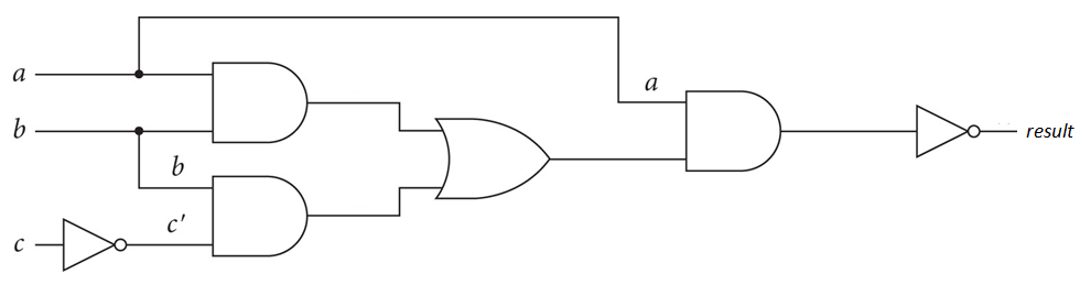 Solved Q15 Logic Circuit Diagram – What will the result be | Chegg.com