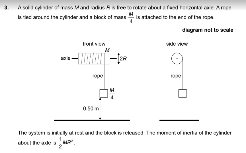 Solved 1. Show that the tension in the string is Mg/6 | Chegg.com