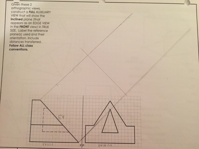 Solved use the folding line method to create a full | Chegg.com