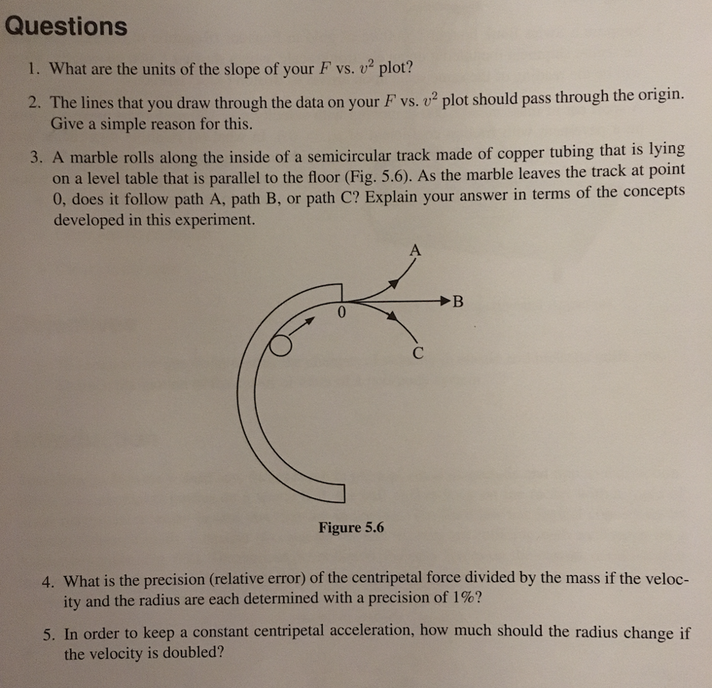 Solved General Physics LAB questions LAB questions of | Chegg.com