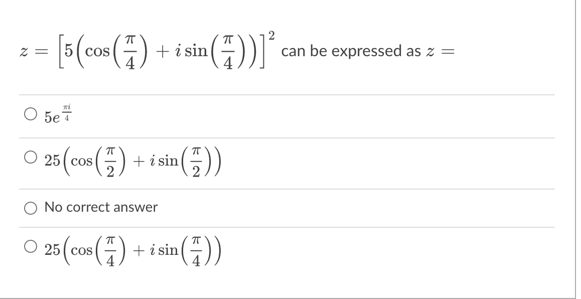 Solved The expressione e5i e3i can be written as (cos 8 + i | Chegg.com