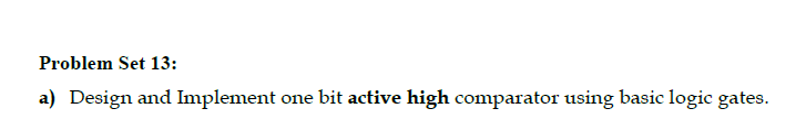 Solved Problem Set 11: a) Construct a 4-bit odd parity | Chegg.com