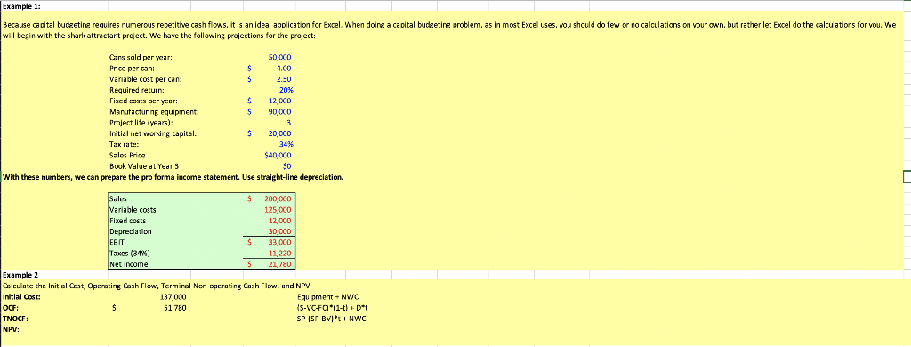 Solved Calculate the Initial Cost, Operating Cash Flow, | Chegg.com