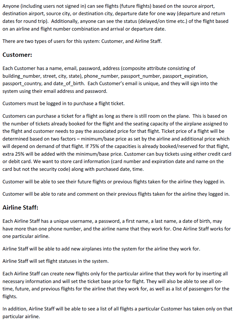 Solved Write Sql Queries For Executing Following Queries A 3677