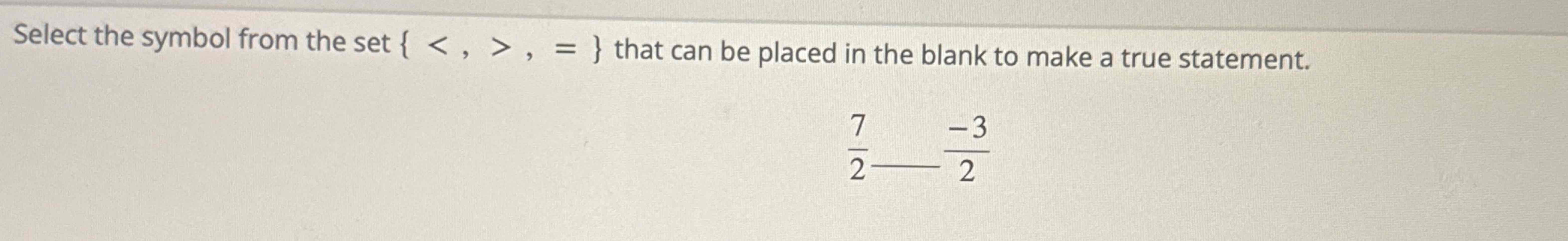 Solved Select the symbol from the set {(::),=} ﻿that can be | Chegg.com