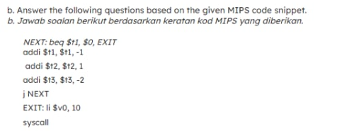 Solved b. Answer the following questions based on the given | Chegg.com