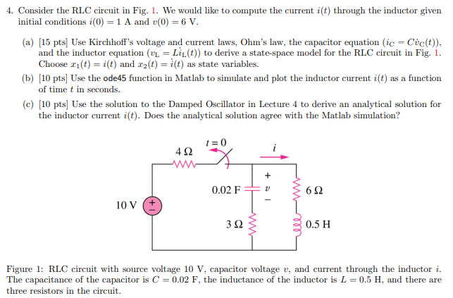 Solved This is a linear control system problem. PLEASE DO | Chegg.com