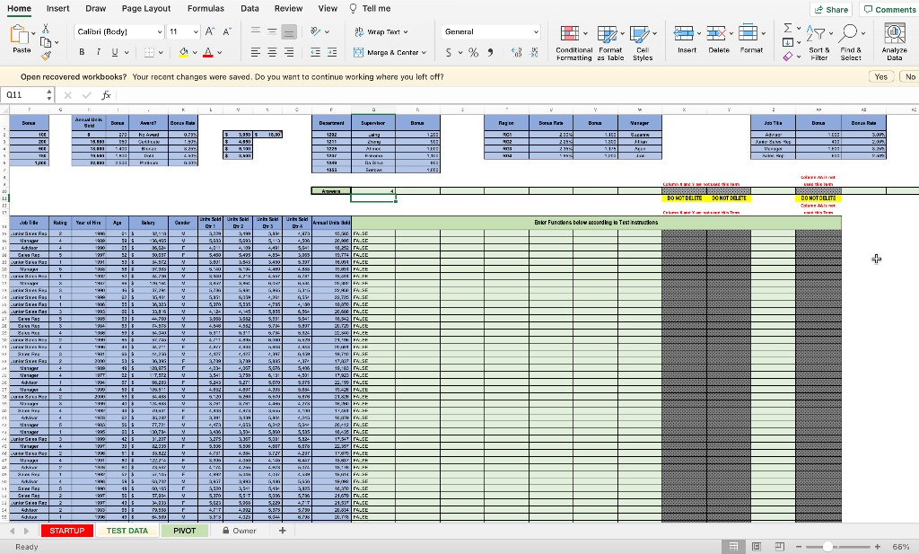 Solved In cell U15: Use the appropriate nested functions: If | Chegg.com