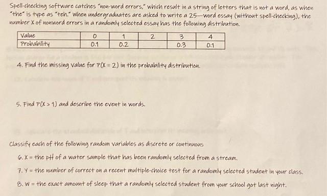 Solved Spell-checking software catches "non-word errors," | Chegg.com