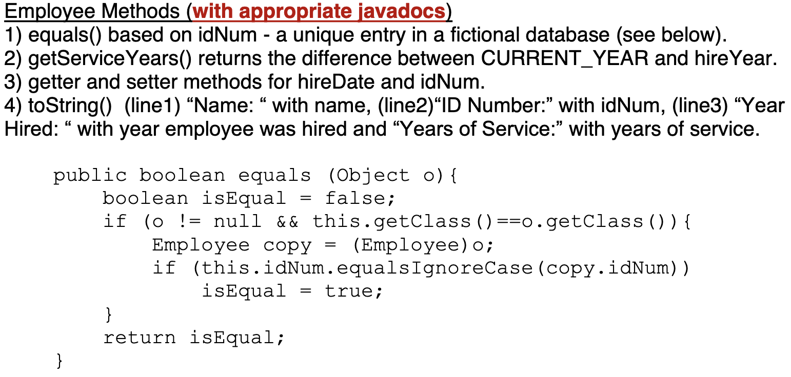Solved Coders will create a Person Interface based on the | Chegg.com