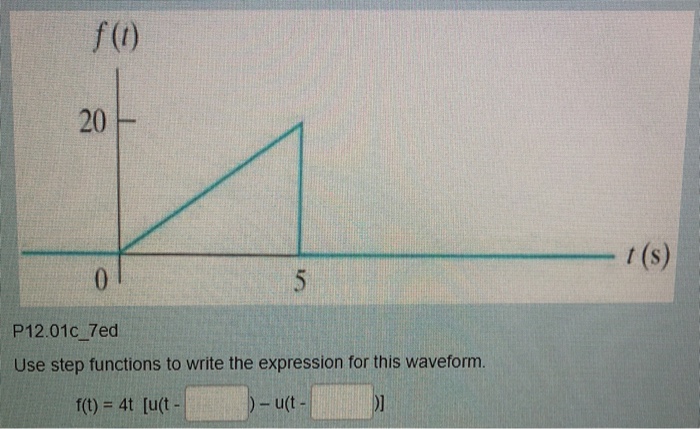 Solved 20 P12.01c 7ed Use step functions to write the | Chegg.com
