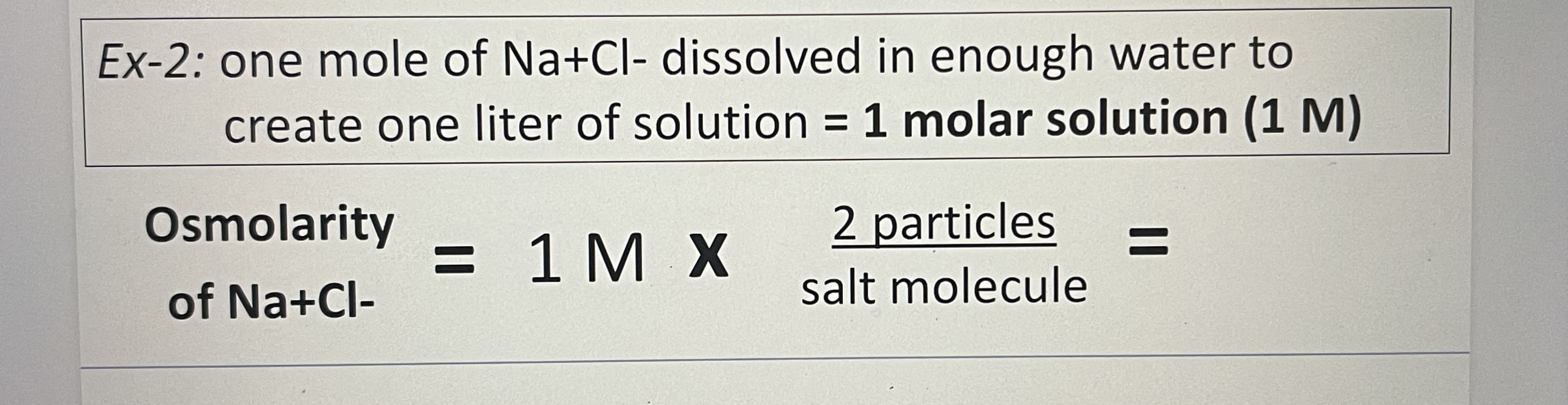 Solved one mole of Na+Cl- ﻿dissolved in enough water to | Chegg.com