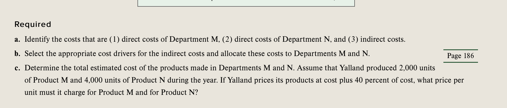 Solved CHECK FIGURE c. Product N: $522.55 Problem 4-17A Cost | Chegg.com