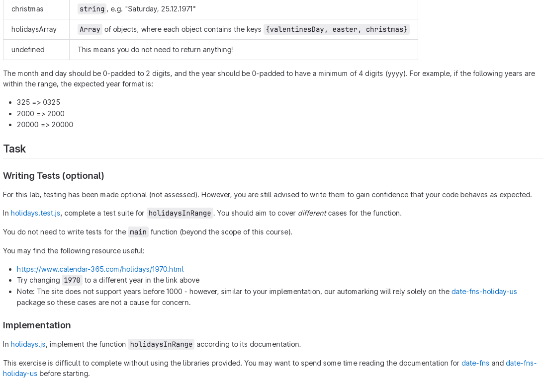 Solved Interface: Data TypesThe month and day should be | Chegg.com
