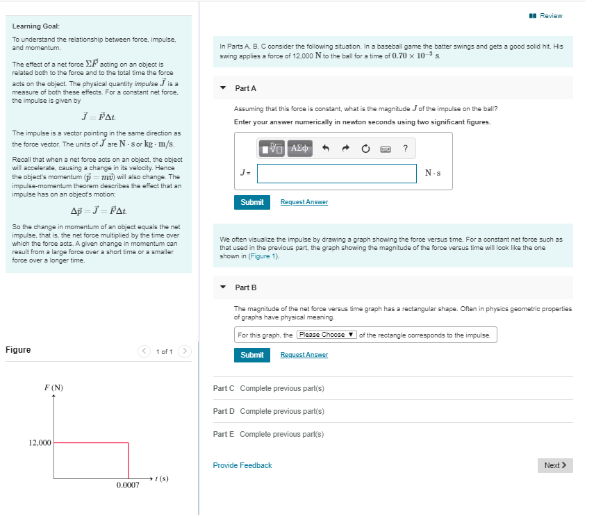 Solved II Review Learning Goal: To understand the | Chegg.com