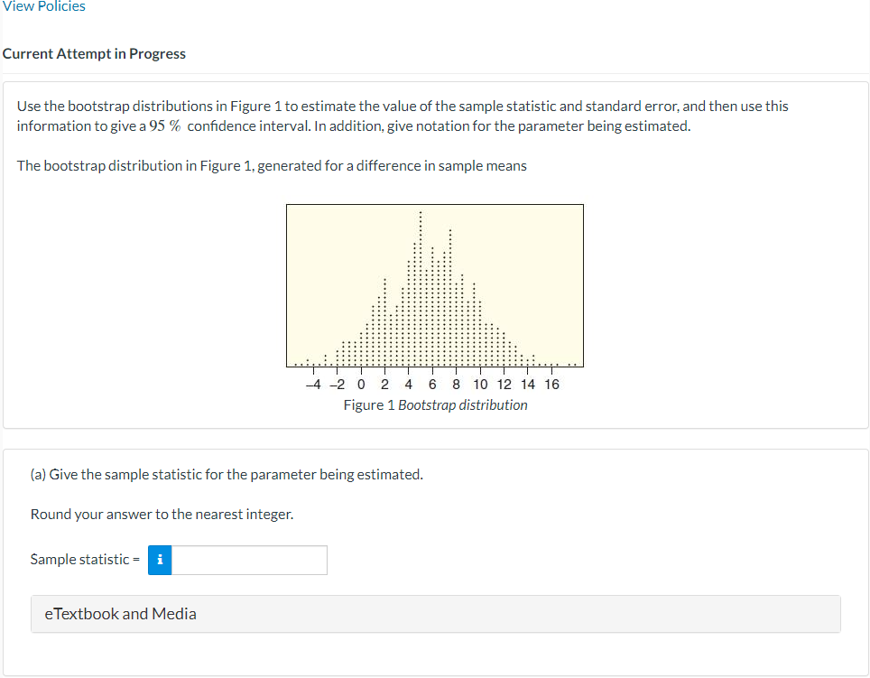 Solved Use the bootstrap distributions in Figure 1 to | Chegg.com