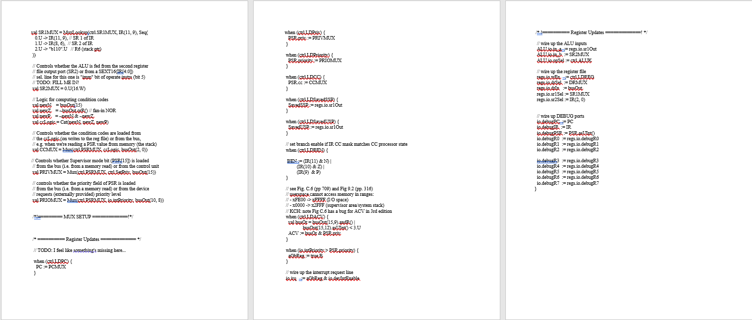 chisel coding help • Double-ported, 16-bit register | Chegg.com