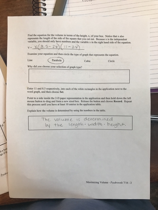 Solved About this Laboratory You will construct a box from a | Chegg.com